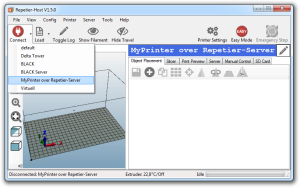 Repetier-Host as Frontend - Repetier-Server