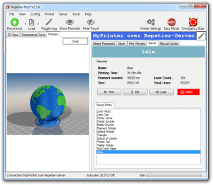 Repetier-Host as Frontend - Repetier-Server
