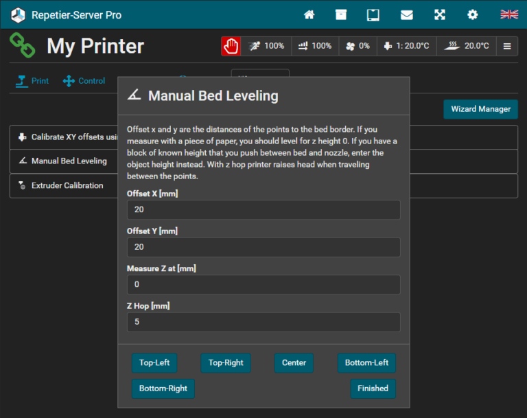 Dialog Tutorial - Repetier-Server